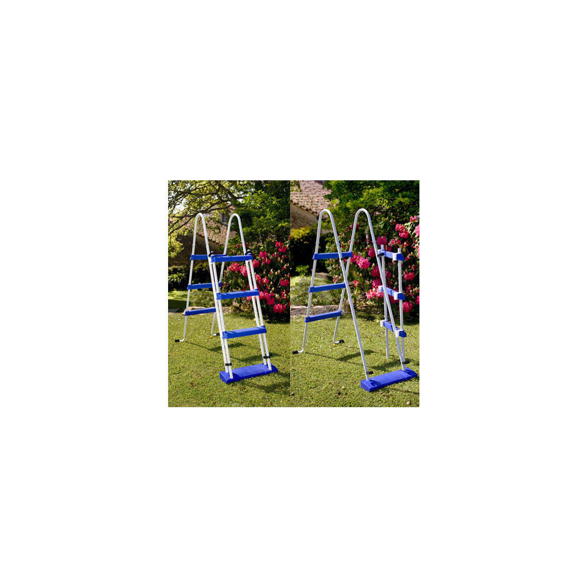 Echelle de sécurité Gre pour piscine de hauteur 1,20 m - MyPiscine Echelle de sécurité Gre pour piscine de hauteur 1,20 m - MyPiscine