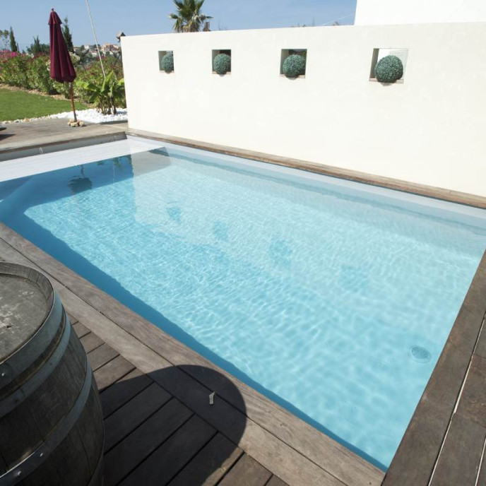 Liner PVC armé Alkorplan - Bleu adriatique - 165 x 25 m