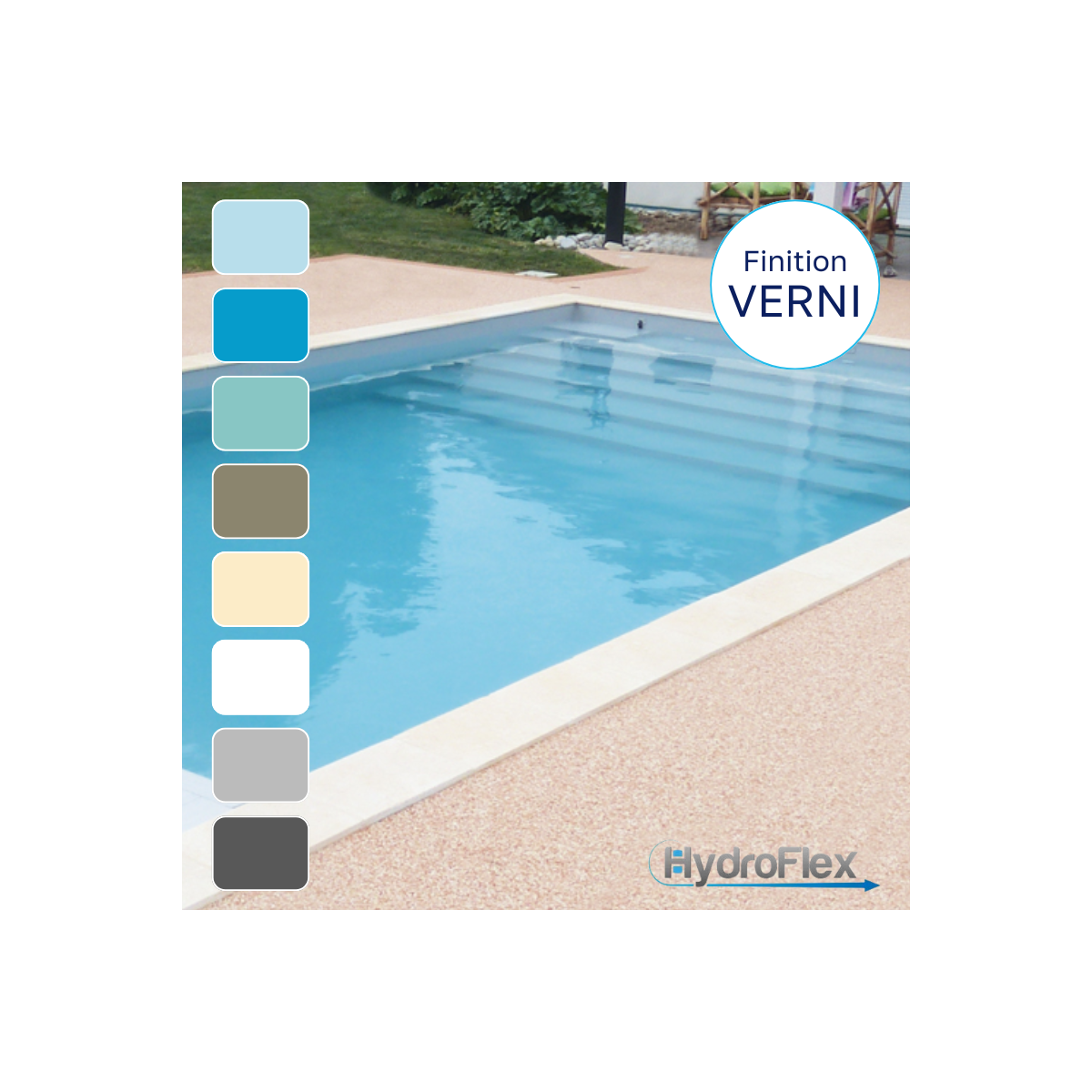 Liner PVC Armé 3D Stonetile - Haogenplast