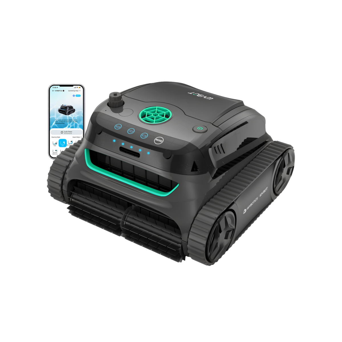 Wybot S2 - Robot Piscine à Batterie Sans Fil | MyPiscine